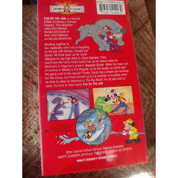 Disney | Media | Walt Disney Cartoon Classics Special Edition Fun On ...